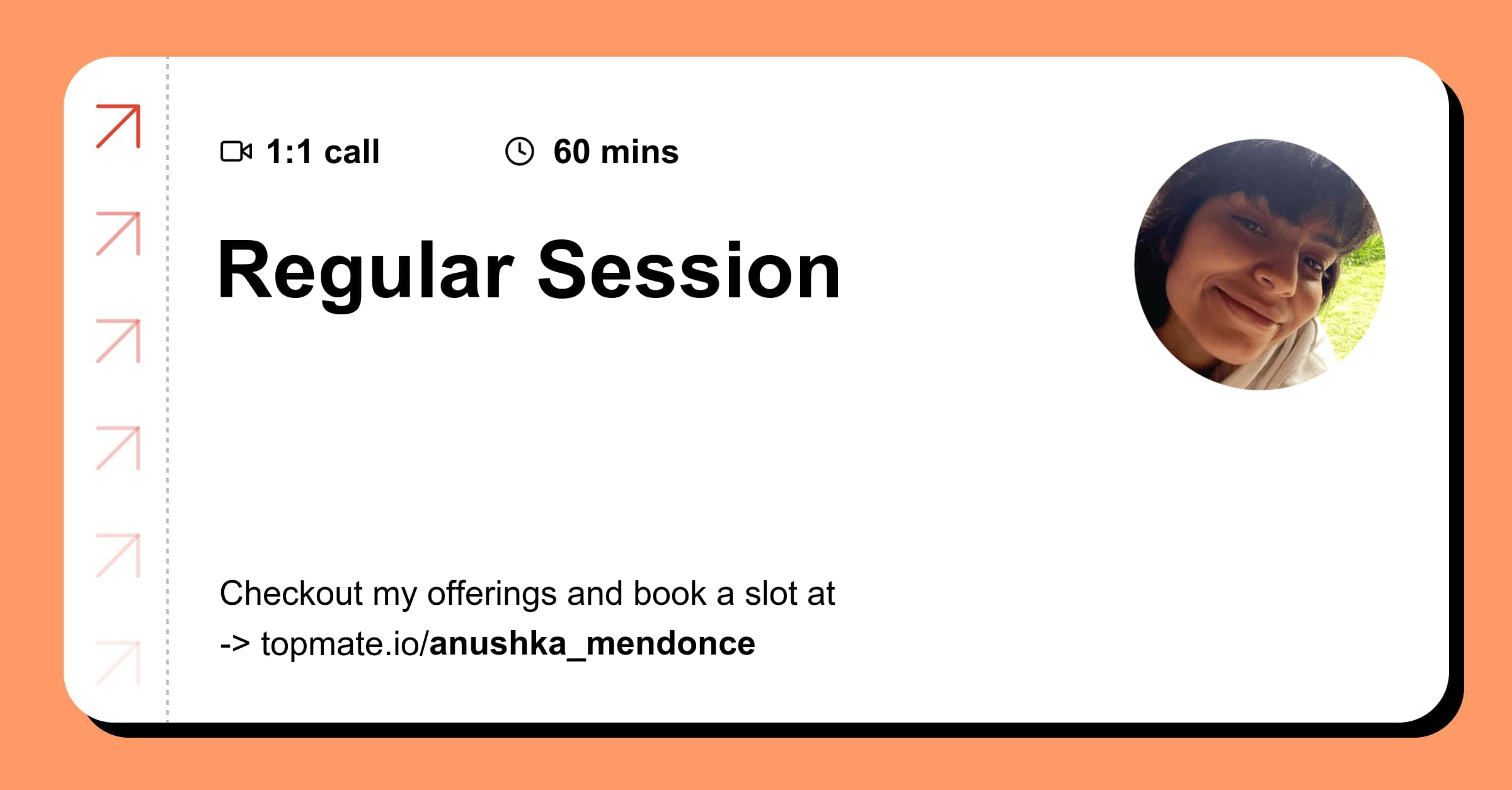 Regular Session (Paid Session) with Anushka Mendonce